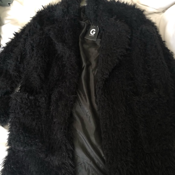 G by Guess | Jackets & Coats | Nwt Guess Fluffy Jacket | Poshmark